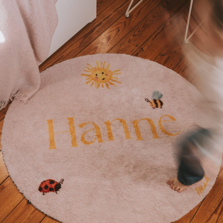 Kids rug | birth announcement | Mad About Mats